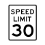 Speed Limit Logo - St. David C.S.S.